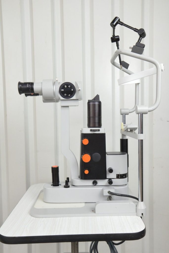 Carl Zeiss 30 SL-M Slit Lamp W/ f125 Head and Eutec Ltd EUEH27/36 Power Table – Rhino Trade LLC