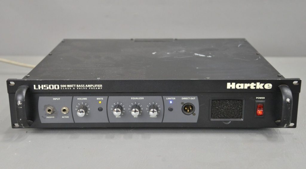 Hartke LH500 500 Watt Bass Amplifier Class A Valve Preamp – Rhino Trade LLC