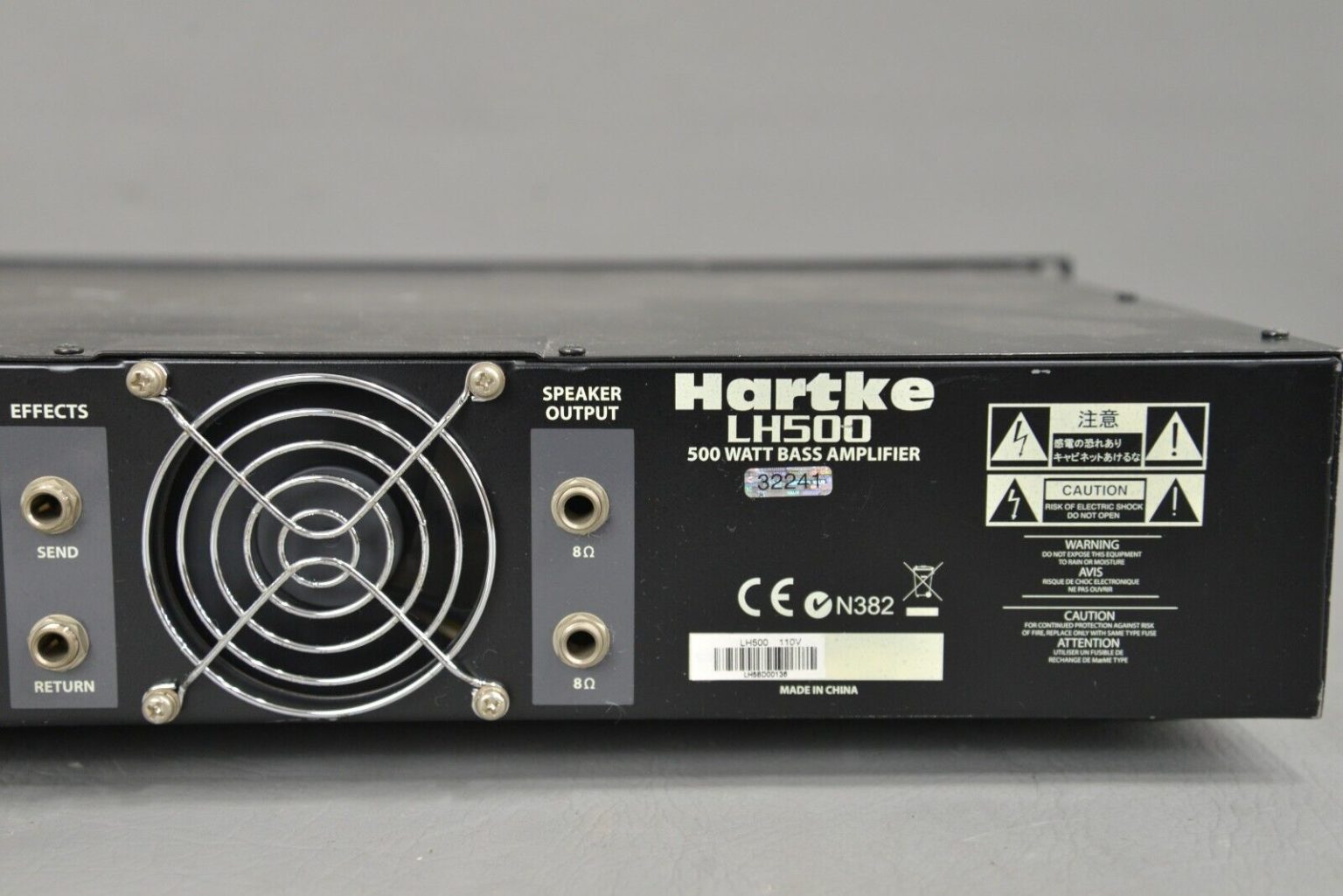 Hartke LH500 500 Watt Bass Amplifier Class A Valve Preamp – Rhino Trade LLC