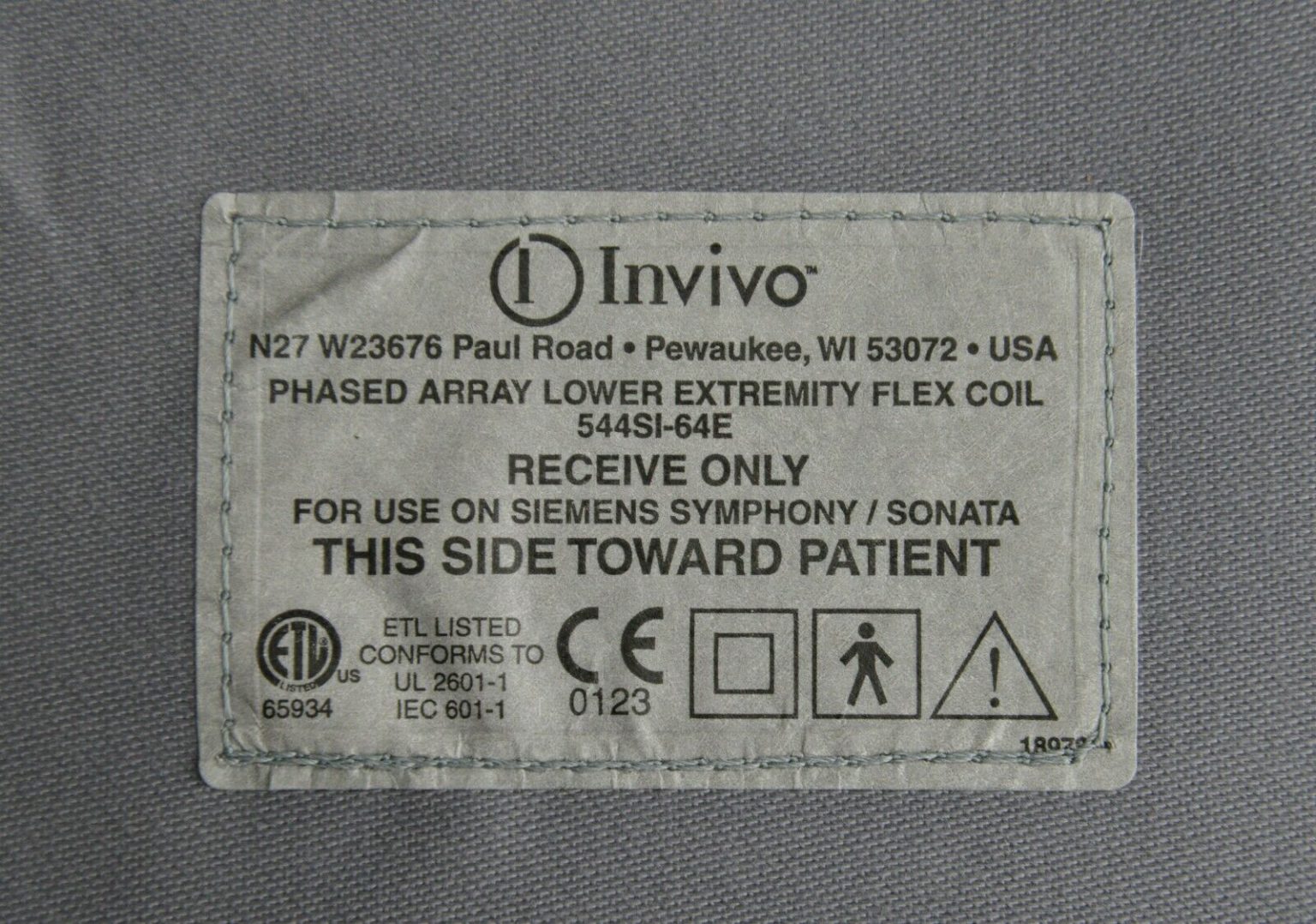 Invivo ICG 543SI-64E & 544SI-64E Phased Array Upper & Lower Extremity ...