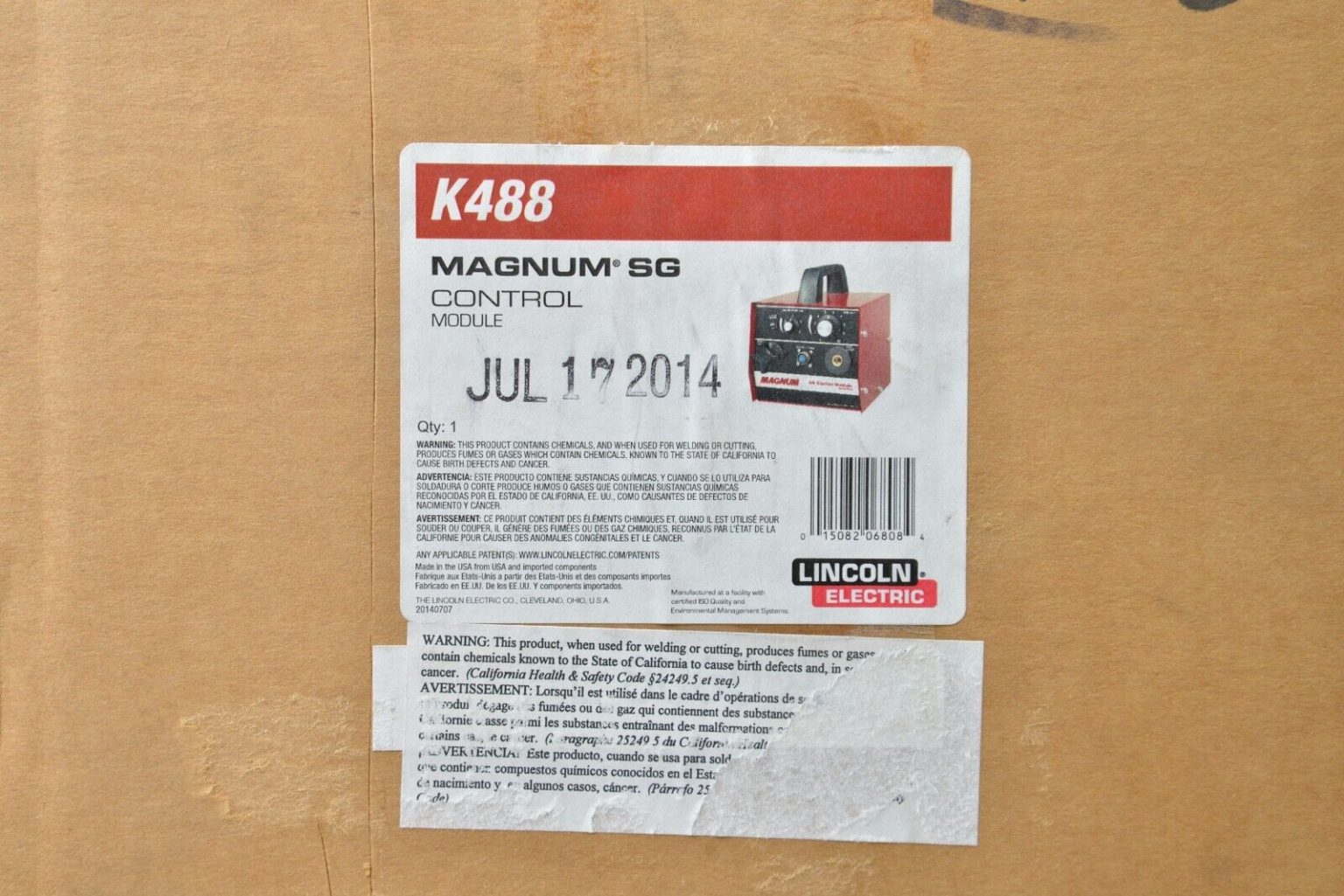 Lincoln Electric K488 Magnum SG Control Module For Spool Gun – Rhino ...