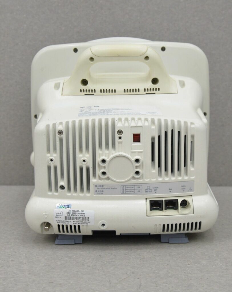 Lot of 5 GE Dash 4000 ECG, SpO2, NBP, Temp, and Printer – Rhino Trade LLC