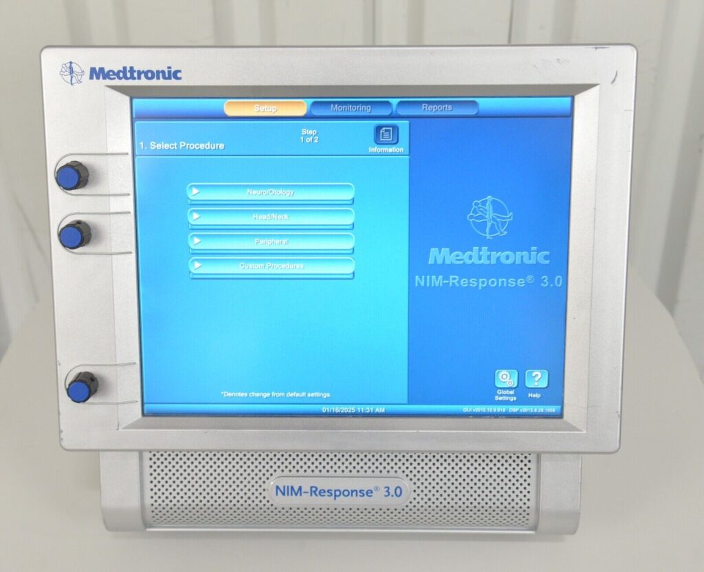 Medtronic NIM-Response 3.0 Nerve Monitoring System 8253001 W/ Cart ...