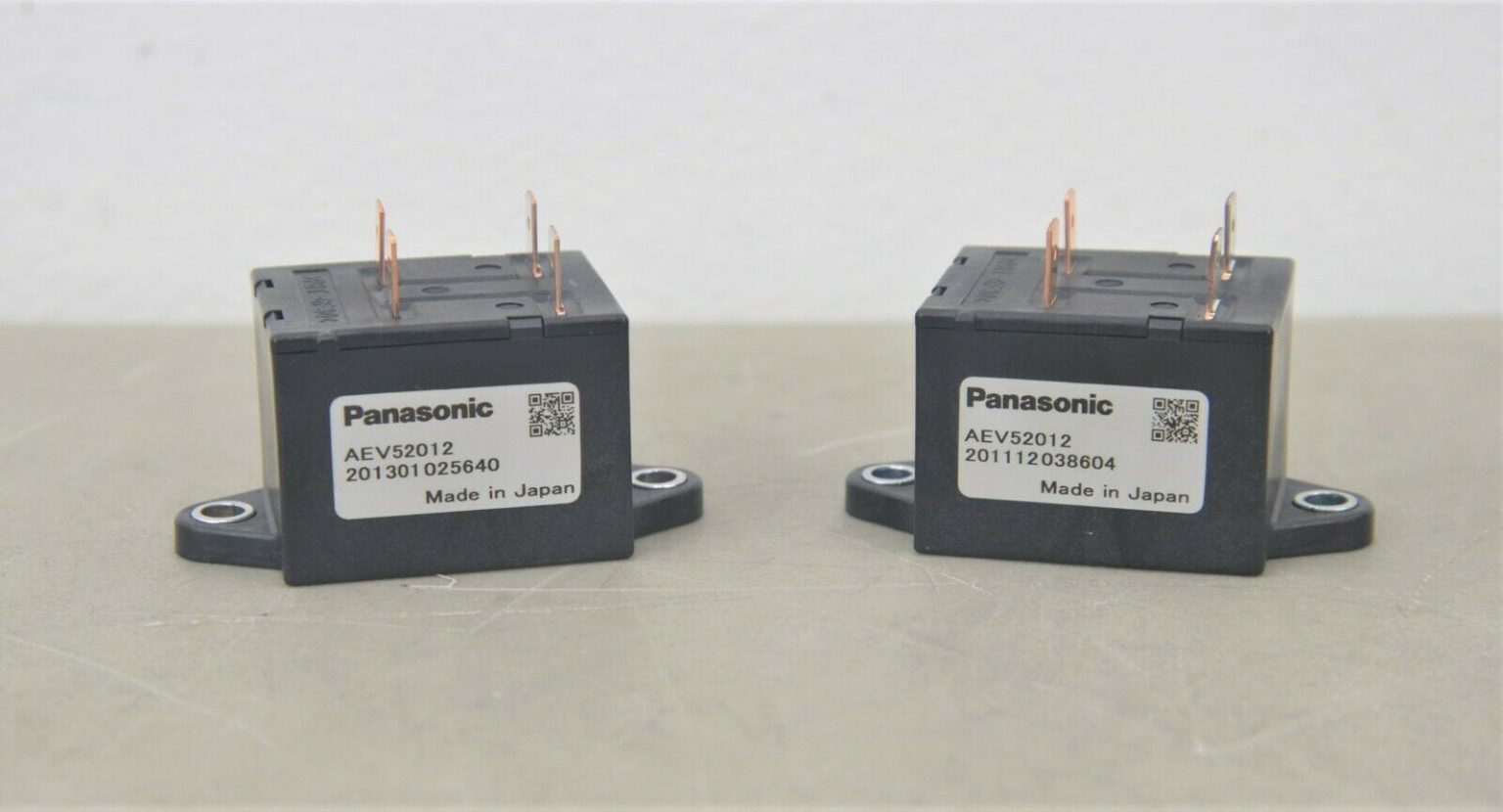 New Lot of 2 Panasonic AEV52012 Automotive Relays PBT-GF30 (22317 ...