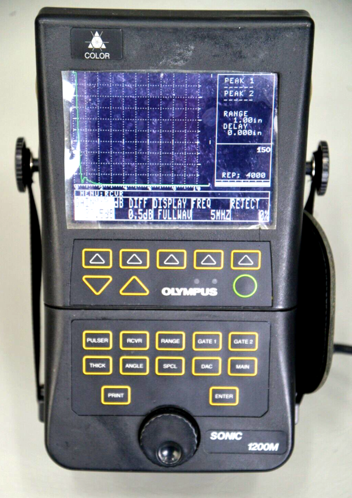 Olympus Staveley NDT Nortec Sonic 1200M Eddy Current Flaw Detector Kit ...