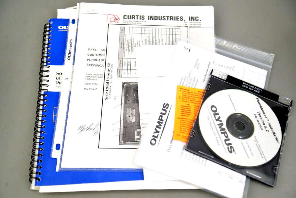 Olympus Staveley NDT Nortec Sonic 1200M Eddy Current Flaw Detector Kit ...