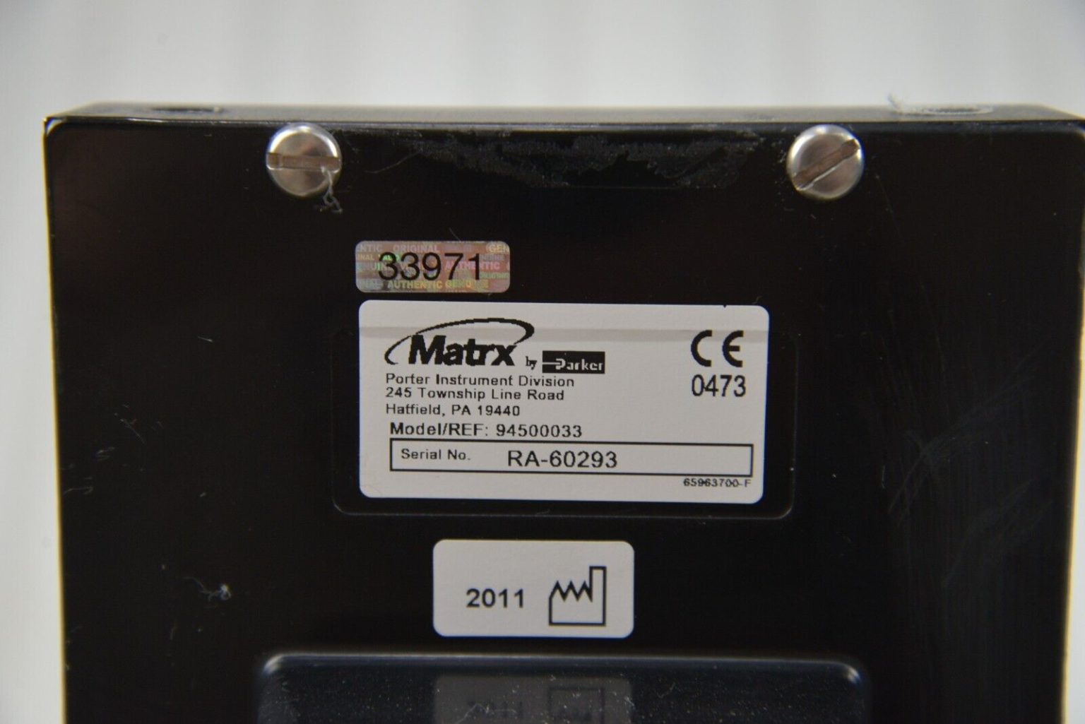 Parker Matrx RA Dental Nitrus Oxide N2O Flowmeter 94500033 – Rhino ...