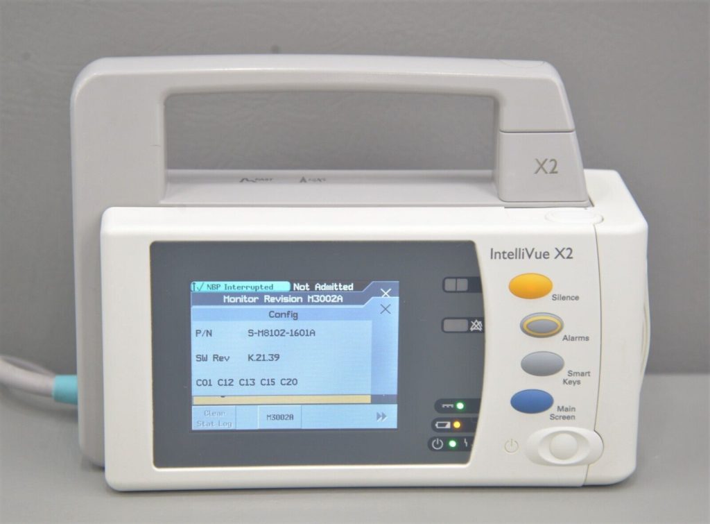 Philips IntelliVue X2 M3002A Patient Monitor 865039 E.C.G. Resp Sp O2 ...