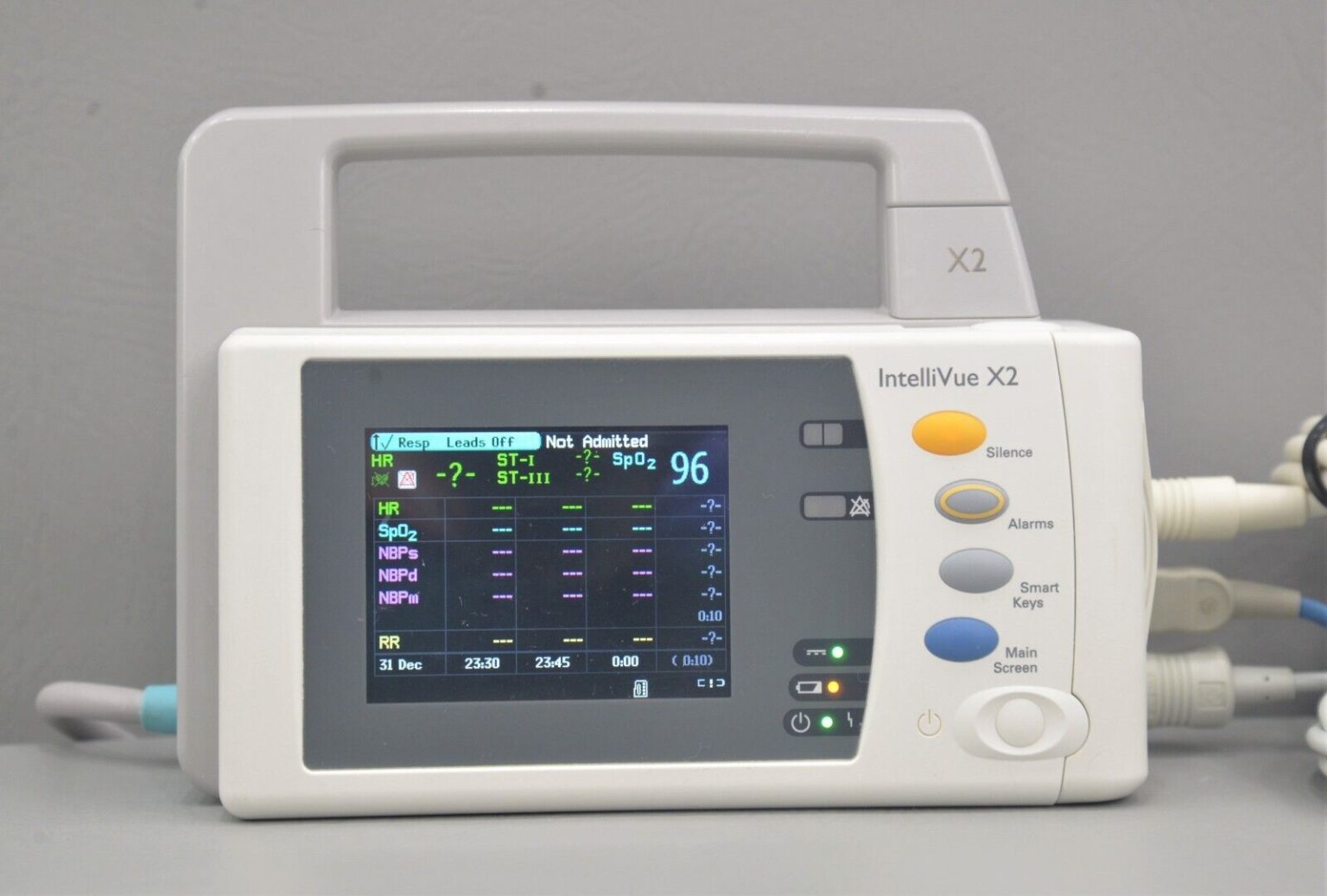 Philips IntelliVue X2 M3002A Patient Monitor 865039 E.C.G. Resp Sp O2 ...