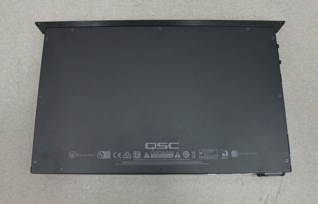 QSC Q-SYS Core 110f USB/ Flex Channels I/O Audio Signal Processor ...