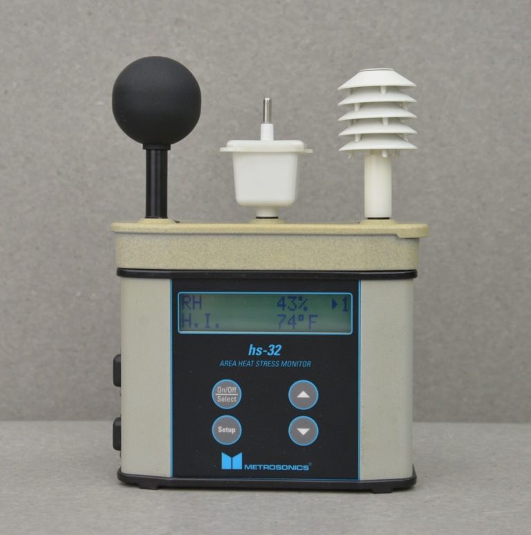 Quest Metrosonics hs-32 Area Heat Stress Monitor Thermal Environment – Rhino Trade LLC