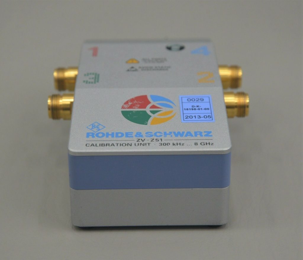 Rohde & Schwarz ZV-Z51 Calibration Unit 300 kHz-8 GHz 4 Port 3.5mm (f ...