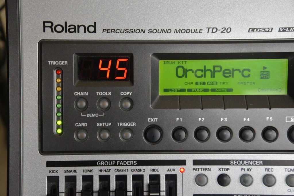 Roland V-Drums Electric Drum Set with TD-20 Percussion Sound Module ...