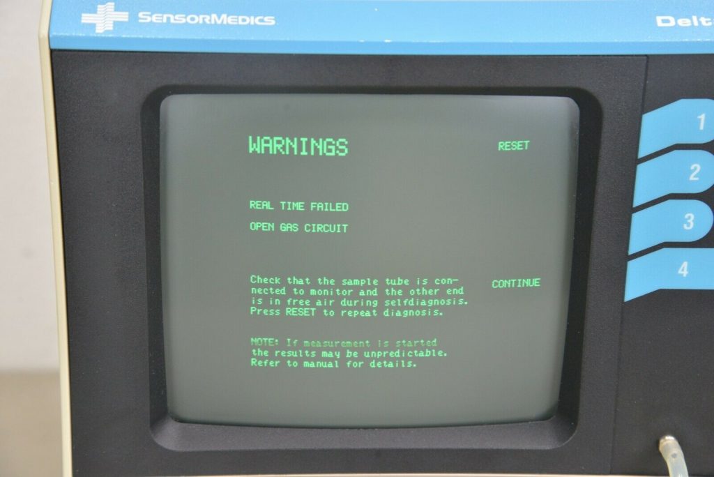 SensorMedics Deltatrac Metabolic Monitor P/N 762850 120 VAC (23364 ...