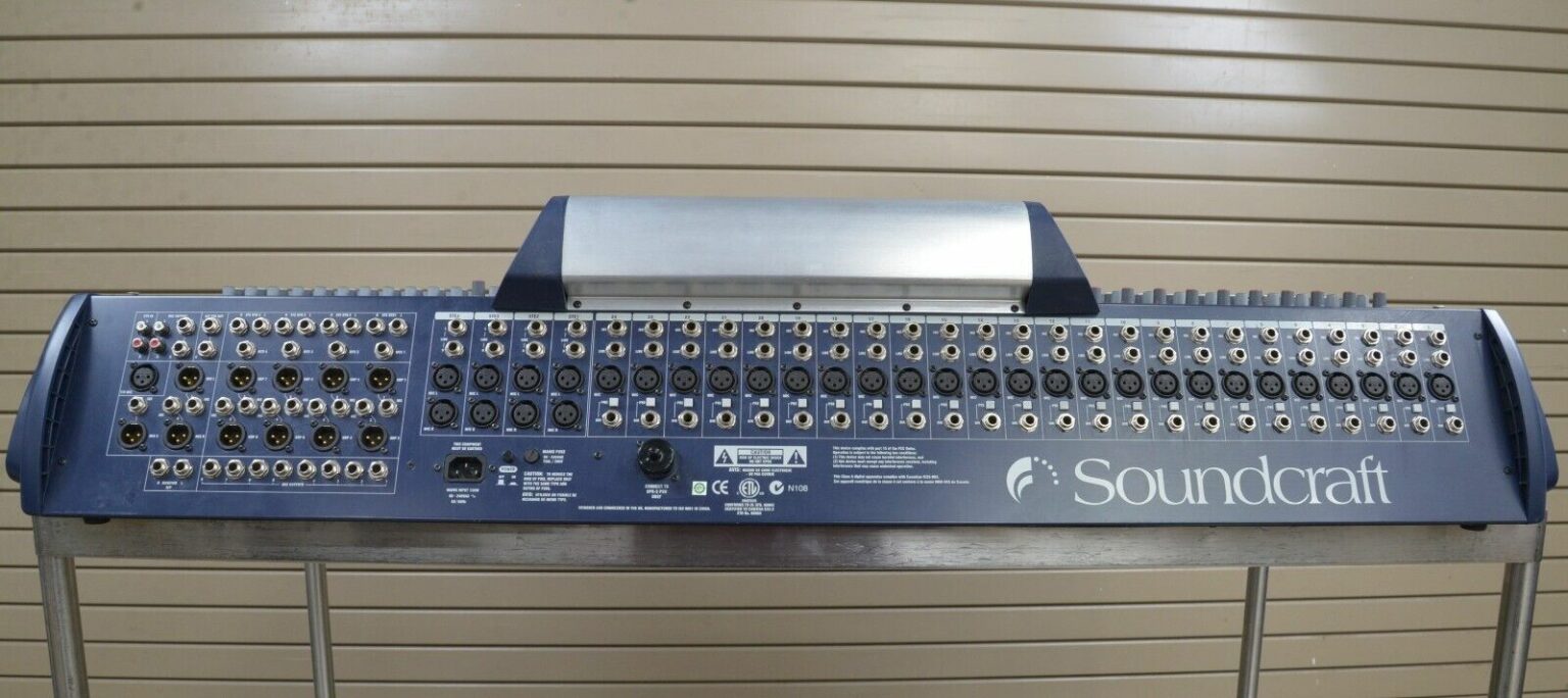 Soundcraft GB8 24 Channel Analog Audio Mixer Console – Rhino Trade LLC