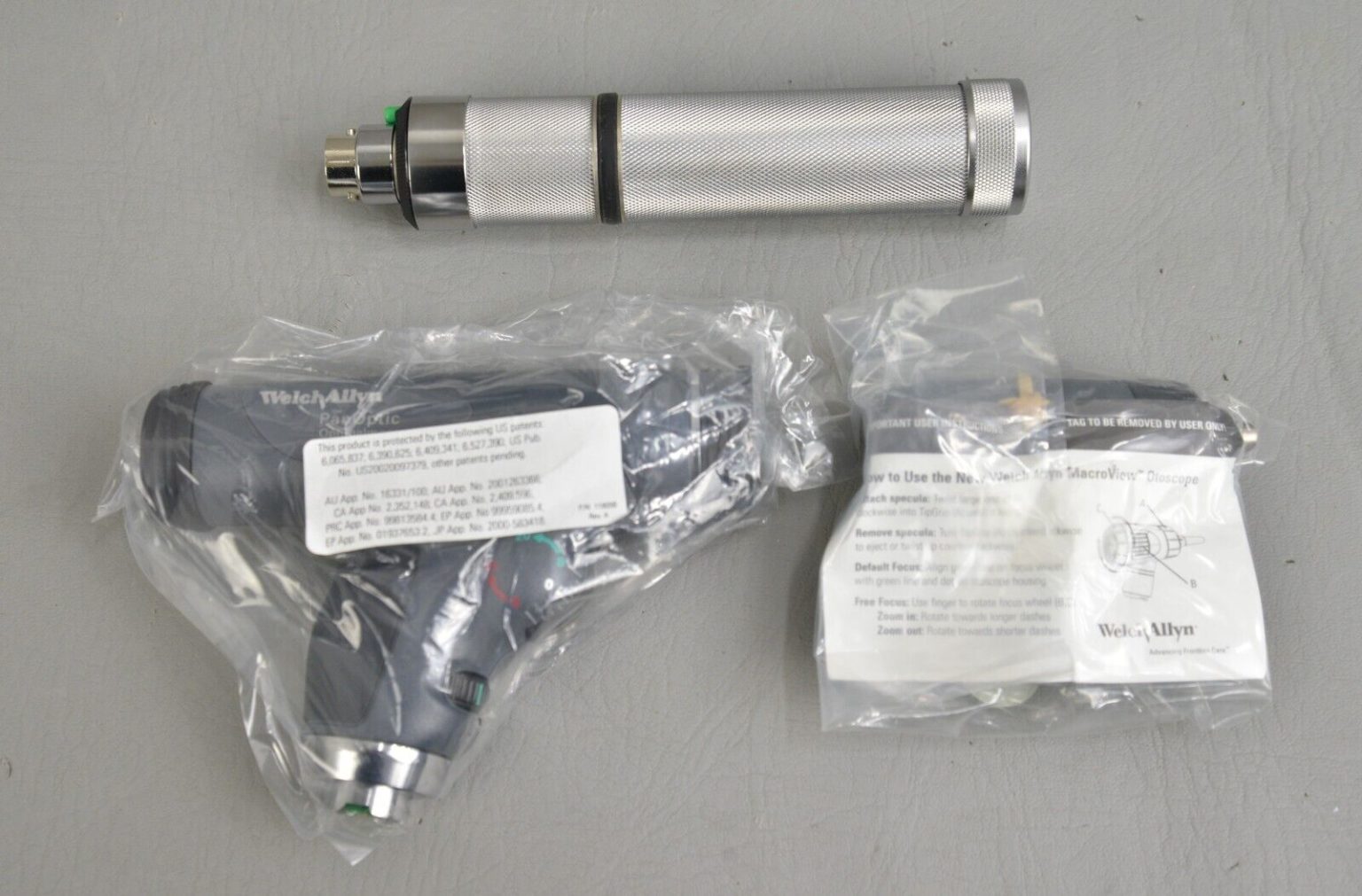 Welch Allyn 11820 Panoptic Ophthalmoscope and 23820 MacroView Otoscope ...